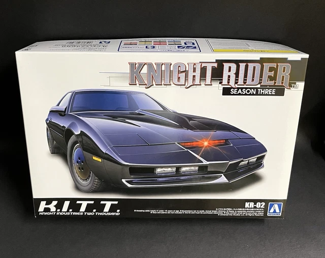 AOSHIMA KR-02 KNIGHT Rider K.I.T.T. Season Three 1/24 Scale Model Kit ...