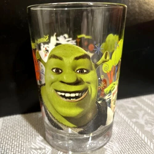 MCDONALDS SHREK THE Third Glass Cup Shrek DreamWorks 2007 Vintage ...