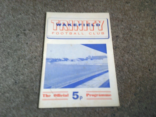 WAKEFIELD TRINITY V New Zealand Rugby League Tour Match 24Th October ...