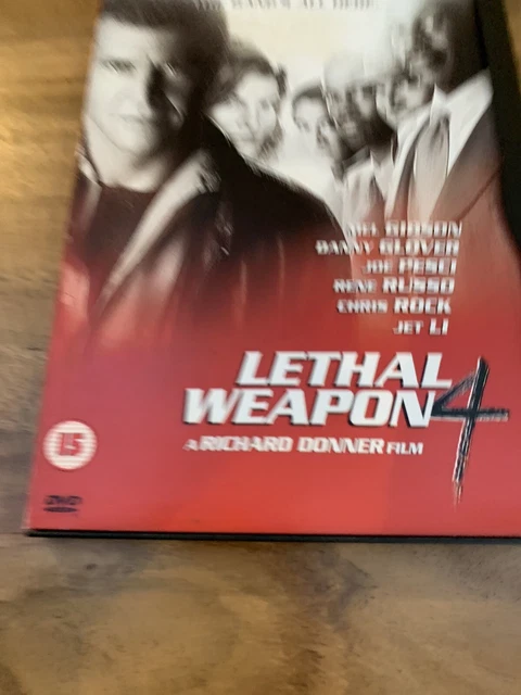 LETHAL WEAPON 4 DVD (2001) Mel Gibson £1.99 - PicClick UK