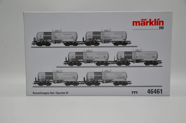 MÄRKLIN H0 46461 Kesselwagen Set DB Schenker Ep VI, brandneu EUR 240,00 ...