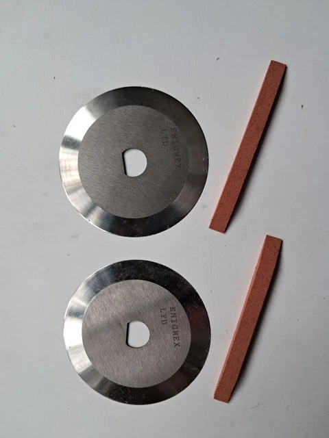 2 X ENIGMEX DONNER KEBAB MACHINE BLADES AND SHARPENING STONES £21.50 ...