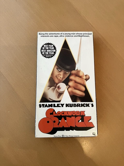 A CLOCKWORK ORANGE VHS (1971, ) WB Stanley Kubrick vintage cult classic ntsc £8.00 - PicClick UK