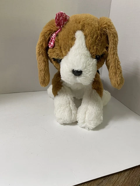 MATTEL BARBIE PUPPY Dog Plush Pink Bow And Collar Stuffed Animal EUR 7 ...