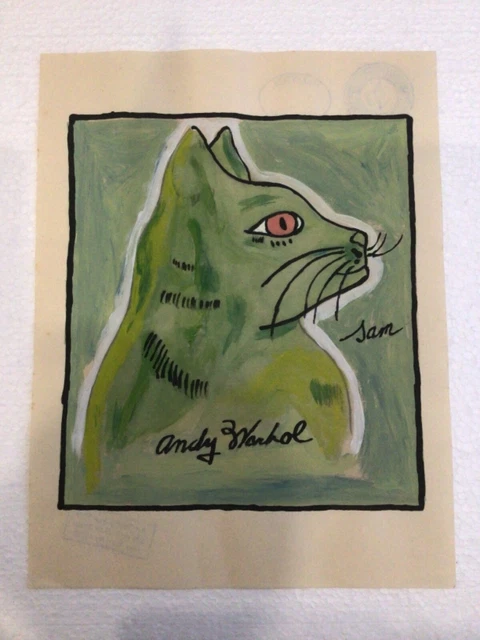 RARE DESSIN ANDY warhol drawing Keith haring Louis Vuitton hermès ...