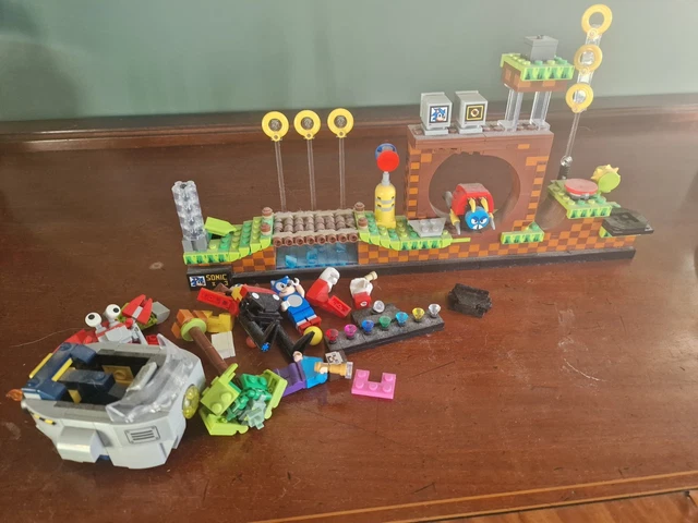 LEGO IDEAS SONIC The Hedgehog Lego Green Hill Zone NOT COMPLETE 95% ...