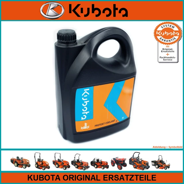ORIGINAL KUBOTA RADIATOR frost protection 5L protected coolant ...