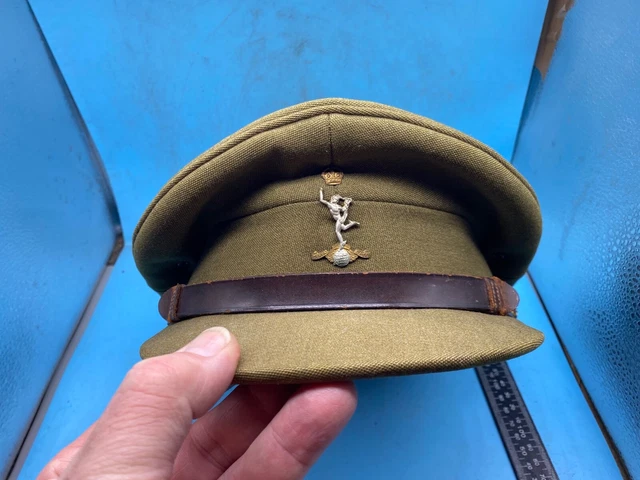 ORIGINALE WW2 ESERCITO Britannico Ufficiali Servizio Abito Cap - Reale ...