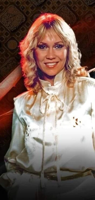 ICONIC BEAUTY SCARCE Large Photo ABBA Agnetha Faltskog Good Condition £ ...