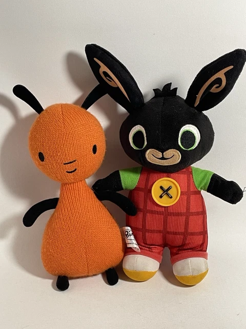 CBEEBIES BING BUNNY & FLOP 10" Talking Soft Plush Toys Golden Bear ...