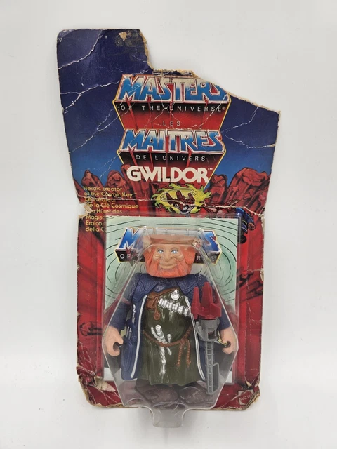 1986 FIGURINE VINTAGE Masters of the Universe GWILDOR MOC MOTU He-Man ...