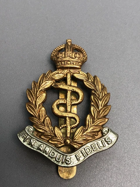 ORIGINAL BRITISH ARMY WW2 RAMC Royal Army Medical Corps Cap Badge £8.00 ...