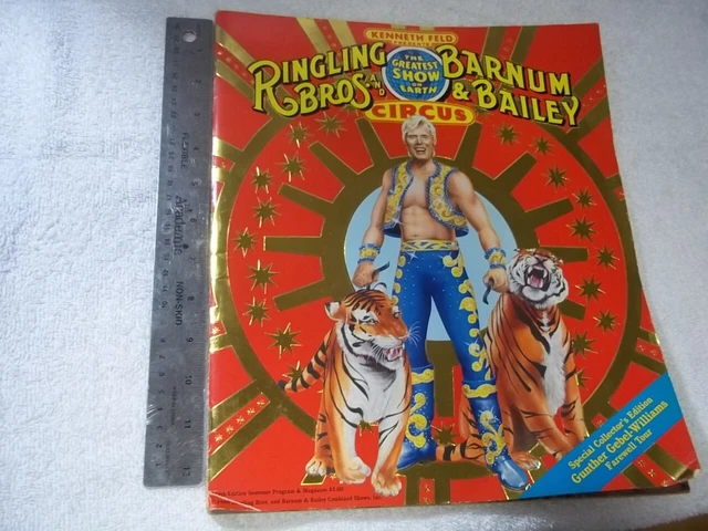 COLLECTORS 1990 RINGLING Bros/Barnum Bailey Circus Program Gunther ...