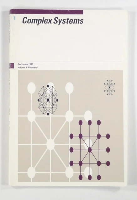 1990 DEC COMPLEX SYSTEMS Stephen Wolfram CELLULAR AUTOMATA computer ...