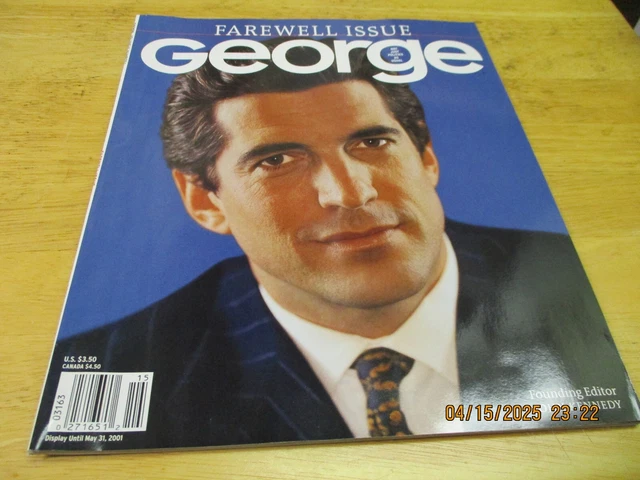 &GEORGE MAGAZINE& BY John F. Kennedy Jr., Farewell Issue. 2001. (B) £36 ...