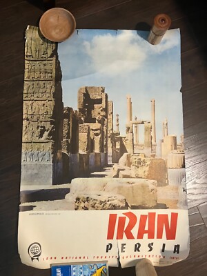 IMPERIAL IRAN PAHLAVI Era Tourism Poster 1970s £265.04 - PicClick UK