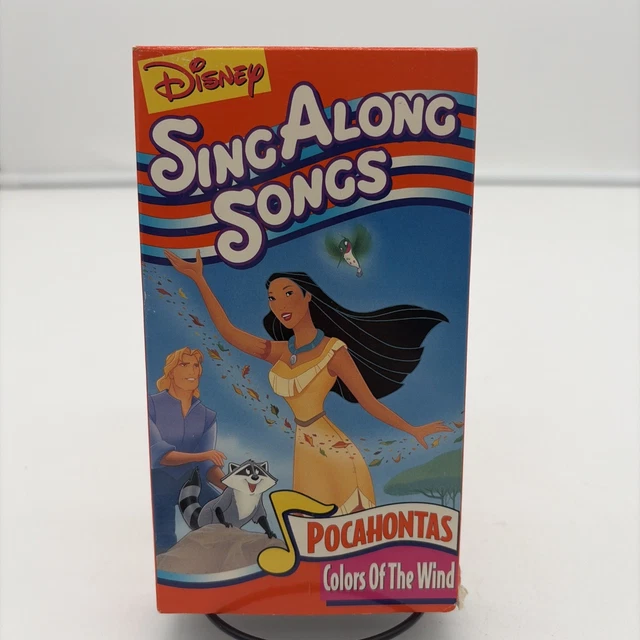 DISNEYS SING ALONG Songs - Pocahontas: Colors of the Wind (VHS, 1995 ...