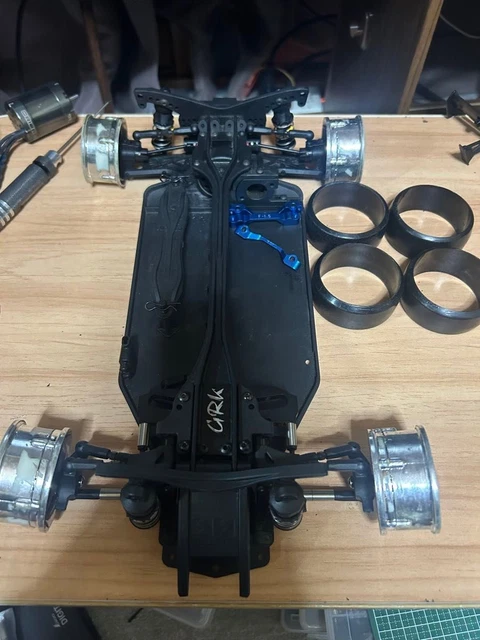 GRK GS2 EVO RC Chassis Set with Convertible Wheels Tires Suspension ...