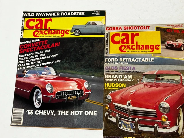 CAR EXCHANGE MAGAZINE 1982 May 1984 Mar April Lot Car Enthusiast Muscle Hot Rod £13.30 - PicClick UK