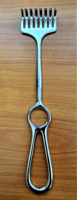 WUNDHAKEN N. KÖRTE halbscharf 8 Zähne Retractor 240mm Griff horizontal ...
