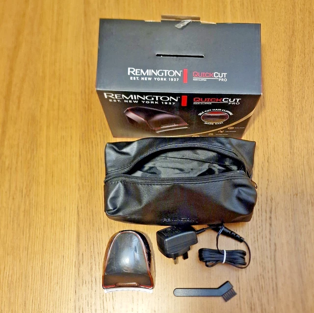 REMINGTON QUICK CUT Pro Hair Clippers Cordless, 70-Minute usage ...