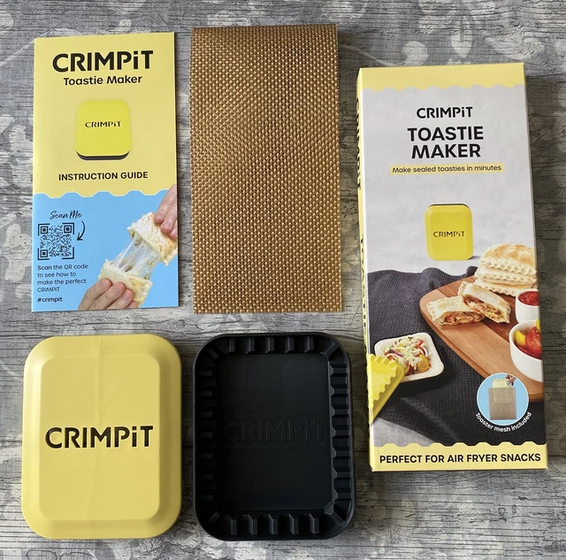 CRIMPIT TOASTIE MAKER For BREAD Air Fryer/Toaster.NEW IN BOX.FREE MESH ...
