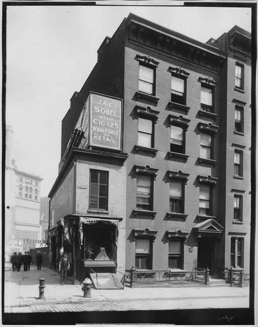 MANHATTAN NY JACOB Sobel Cigars City Hall Place Historic ca 1900 Old ...