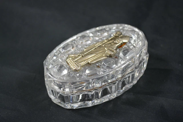ANCIENNE BOITE PORTE Chapelet En Cristal St Bento EUR 21,00 - PicClick FR