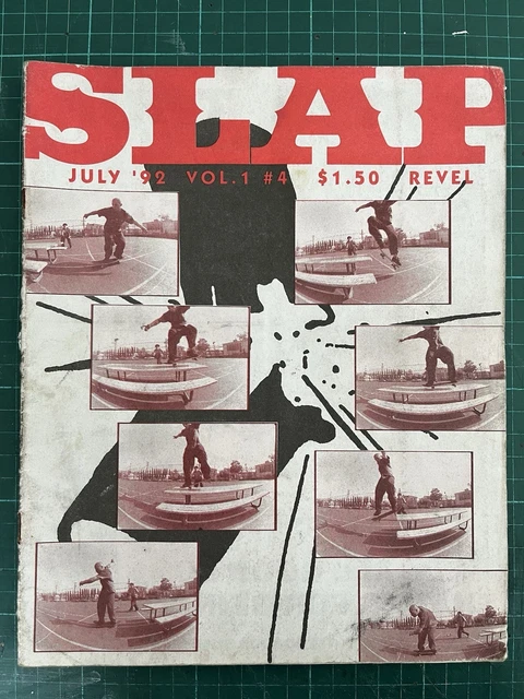 SLAP SKATEBOARD MAGAZINE Vol.1 #4 July 1992 vintage £16.15 - PicClick UK