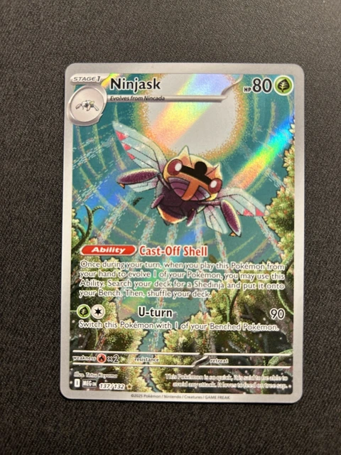 NINJASK IR 137/132 Pokemon Card Mega Evolutions 2025 Just Packed Mint ...