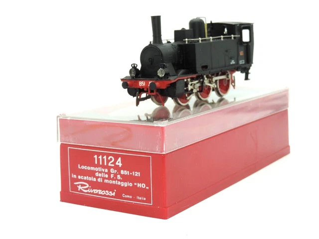 RIVAROSSI 11124 LOCOMOTIVA vapore FS Gr 851.121 con scatola EUR 75,00 ...