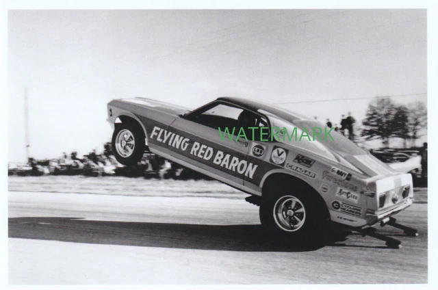 VINTAGE NHRA DRAG Racing-"FLYING RED BARON"-Dale Emory-1969 Mach1 HEMI ...