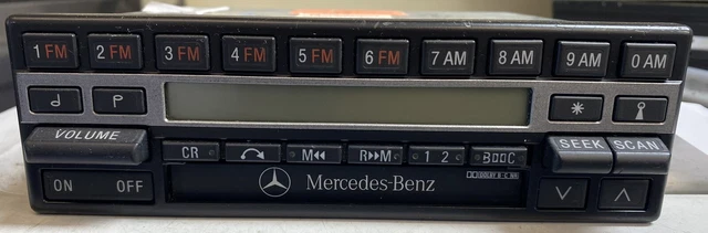 MERCEDES BENZ BECKER radio 1480 bluetooth streaming W126 R107 560SEL ...