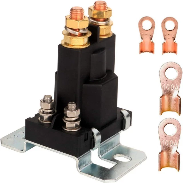 4 PIN HEAVY Duty High Current Relay Battery Isolator 12V DC 500 Amp ...