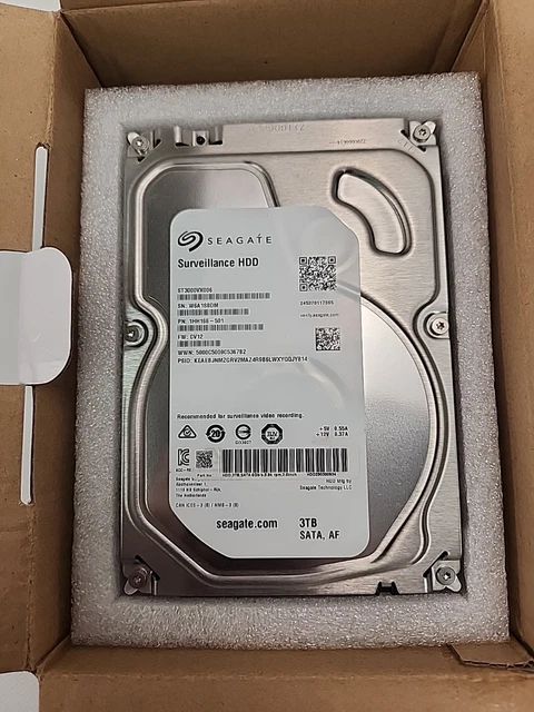 SEAGATE SURVEILLANCE SKYHAWK 3 TB,Internal, 3.5" Hard Drive $127.81 ...