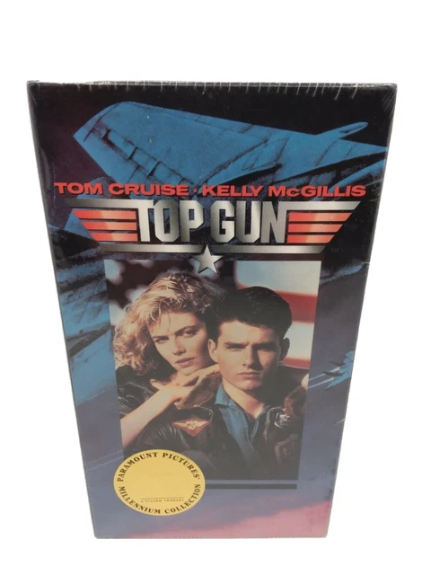 TOP GUN (VHS, 1996) Paramount Pictures Millennium Collection Gold Seal ...