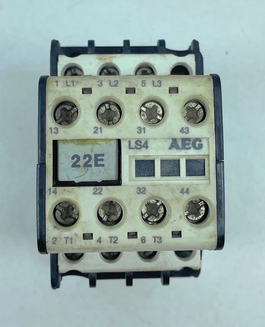 AEG LS4 22E Contactor E 910-302 Industrial Control Relay 22A $227.34 ...