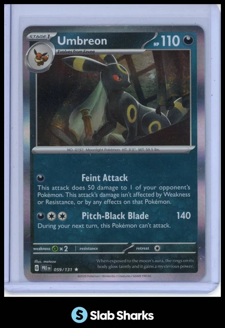 2025 POKEMON SV Prismatic Evolutions - Pre En #059/131 Umbreon $0.99 - PicClick CA