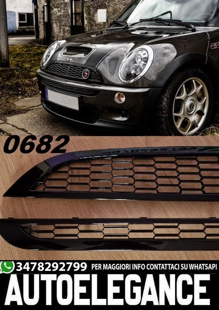 GRILLE AVANT SPORT Pour Mini Cooper R50 R53 2001-2006 Nid D'Abeille ...