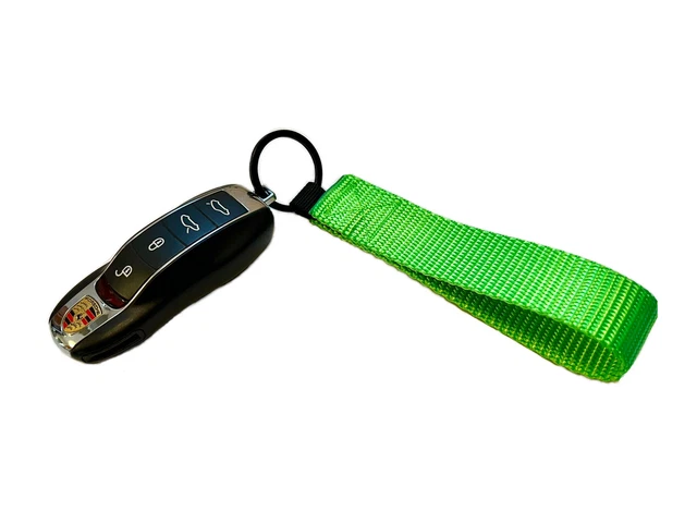PORSCHE 911 GT3 RS Door Pull GREEN lanyard Strap Keychain 991 997 GT2RS ...