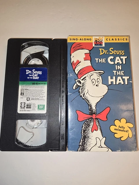 DR. SEUSS THE Cat in the Hat VHS Sing Along Classics Animated Video £9. ...