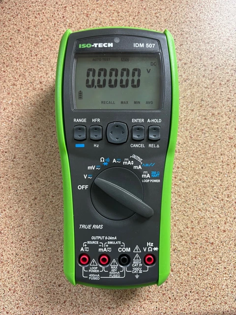 ISO-TECH IDM507 DIGITAL Multimeter, 1A ac 1000V ac - NEW - Garage ...