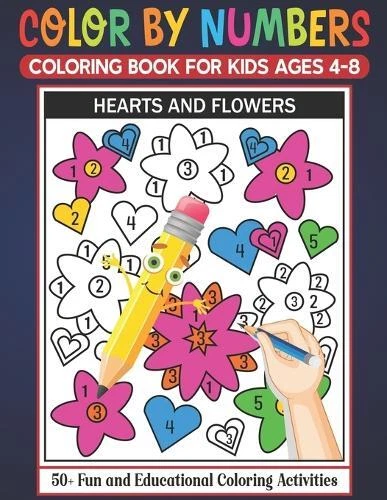 FRANK KID PRESS Color By Number Coloring Book for Kids Ages 4-8 (Poche ...