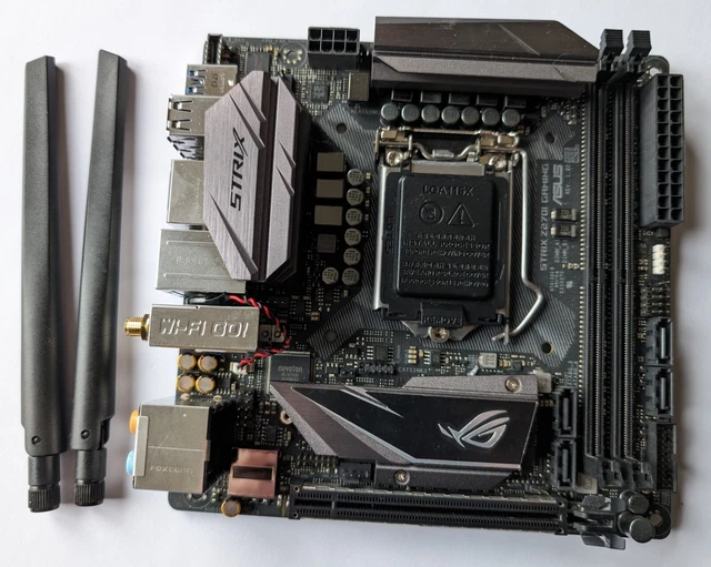 ASUS ROG STRIX Z270-I GAMING Mini Itx Motherboard LGA-1151 RGB LED WiFi ...