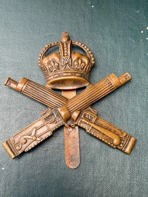 WW1 BRITISH MACHINE GUN CORPS early Cap Badge slider £24.99 - PicClick UK