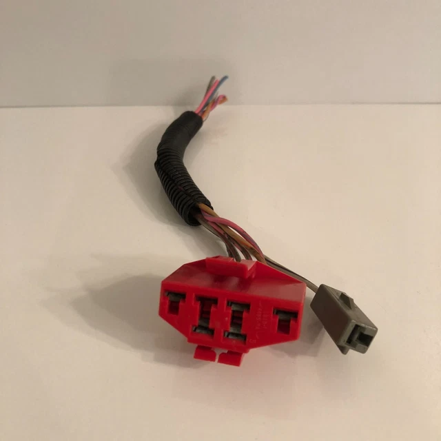 FORD EEC-IV SELF-TEST Diagnostic Connector RED Wiring Pigtail Test Plug ...