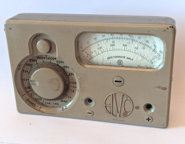 884A VINTAGE 1960'S AVO Multiminor MK4 Multimeter Untested - Prop ...
