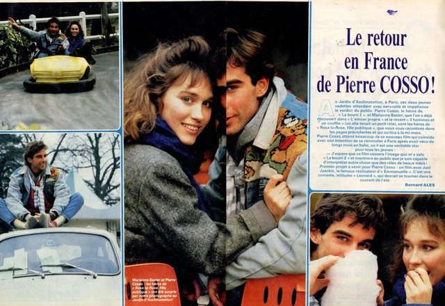 COUPURE DE PRESSE Clipping 1986 Pierre Cosso (2 pages) EUR 5,00 ...
