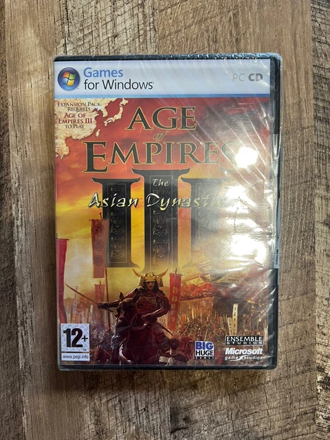 AGE OF EMPIRES III The Asian Dynasties Expansion (PC) Neuf et scellé ...
