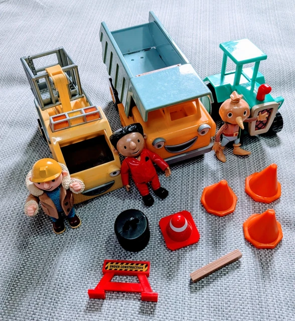 BOB THE BUILDER Bundle Toy Set Collection With Rubble, Flex, Travis ...